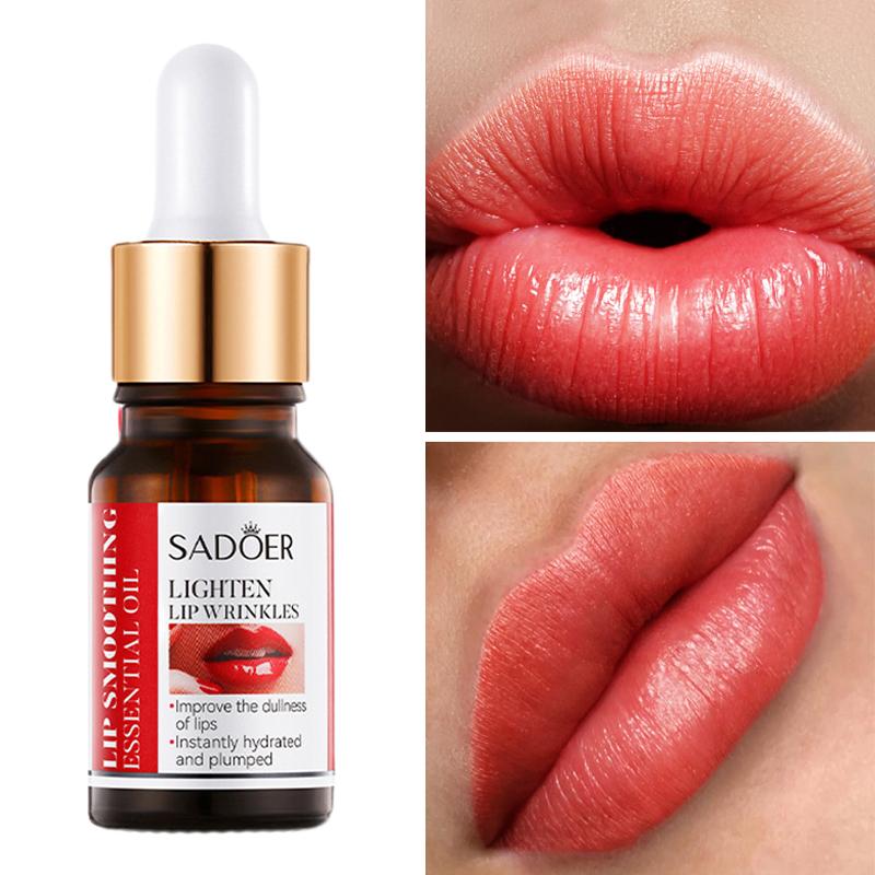 Serum penggalak bibir kolagen, minyak hyaluronat pelembap, produk ...