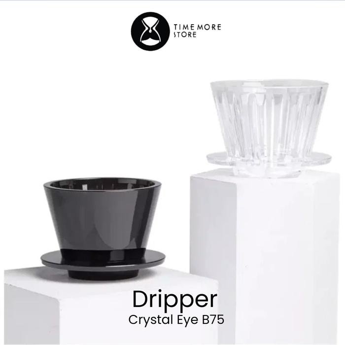 Jual Timemore dripper crystal eye B75 1-2 cup PCTG / pour over coffee ...