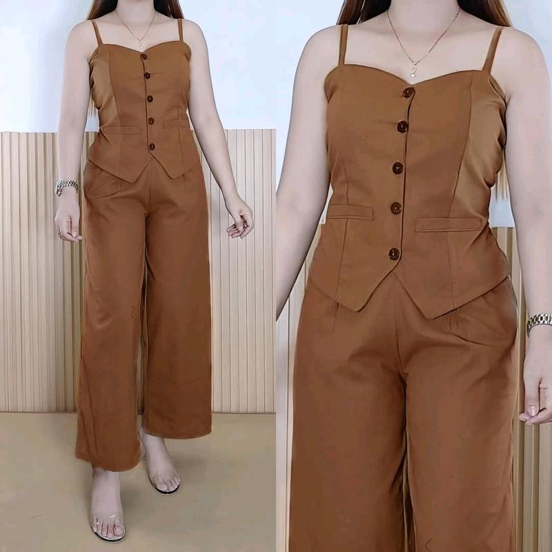 Wendy terno pants ELEGANT/CLASSY terno COTTON LINEN FABRIC LARGE ...