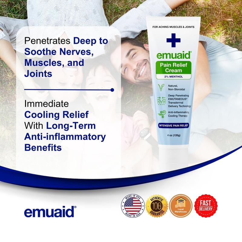 [Official Seller] EMUAID Pain Relief Cream 4oz - TikTok Shop Singapore