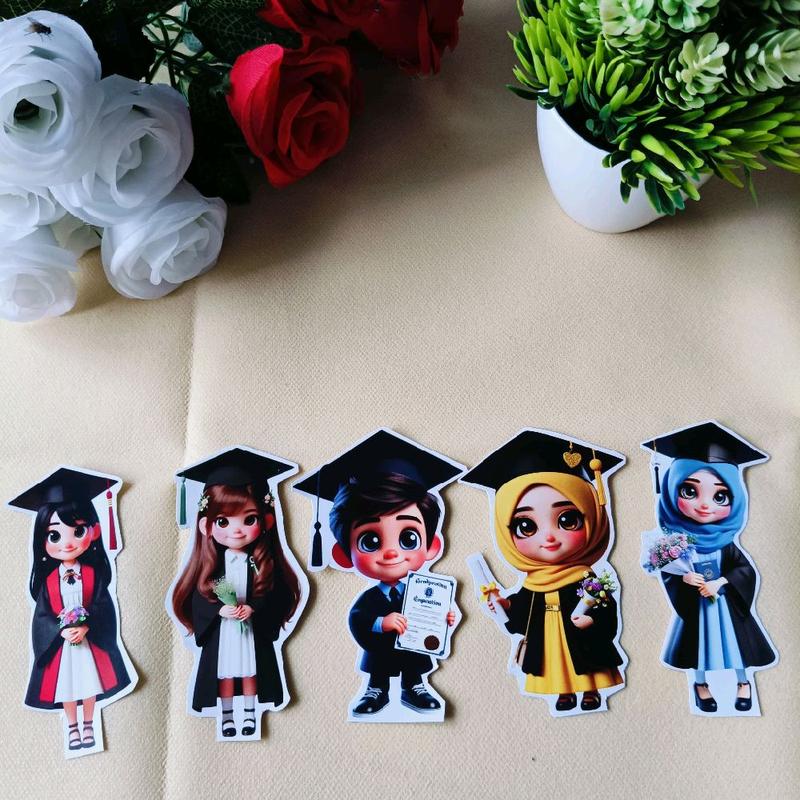 TOPPER WISUDA / Graduation isi 5 topper buket Cake Hiasan Kue wisuda ...