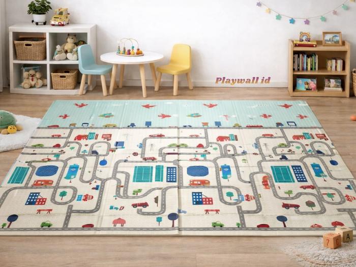 Jual Karpet Lipat Bayi Motif Lucu edukasi Ukuran 180x200 tebal 8/10mm ...