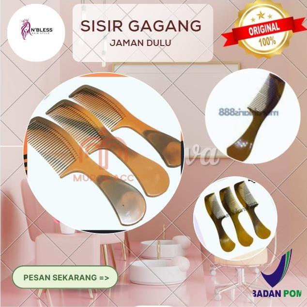 Sisir Rambut Jadul Coklat / Sisir Saku / Sisir Gagang Plasti - Shop ...