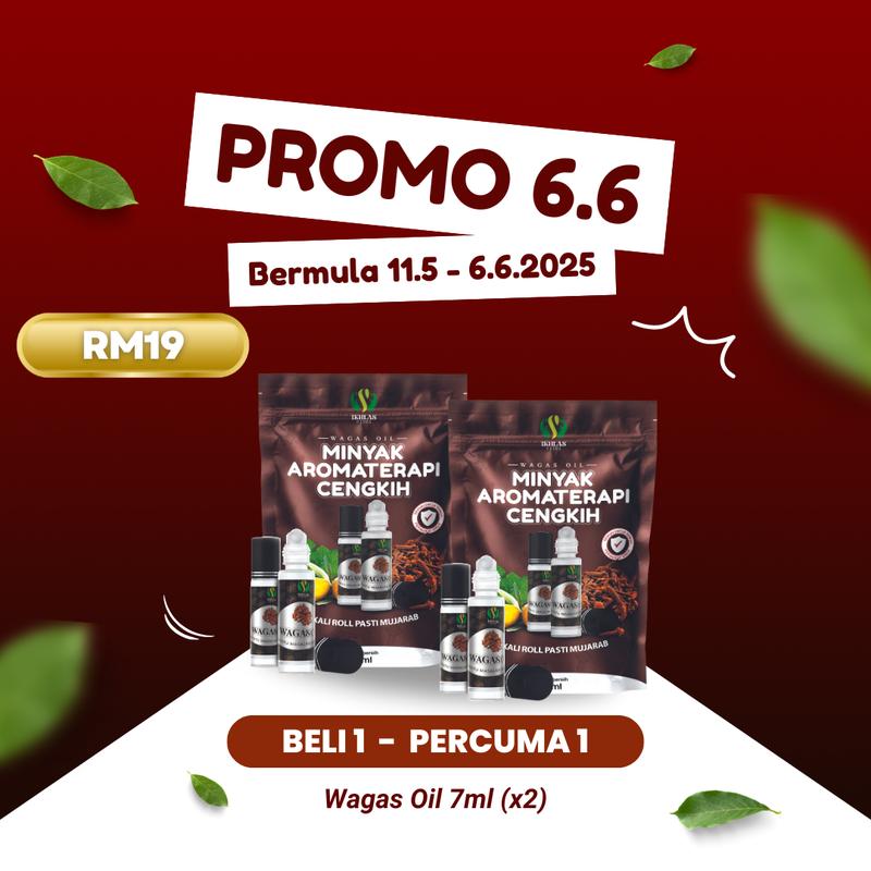 WAGAS OIL AROMATHERAPY (MINYAK CENGKIH) - BUY 1 FREE 1 - TikTok Shop Malaysia