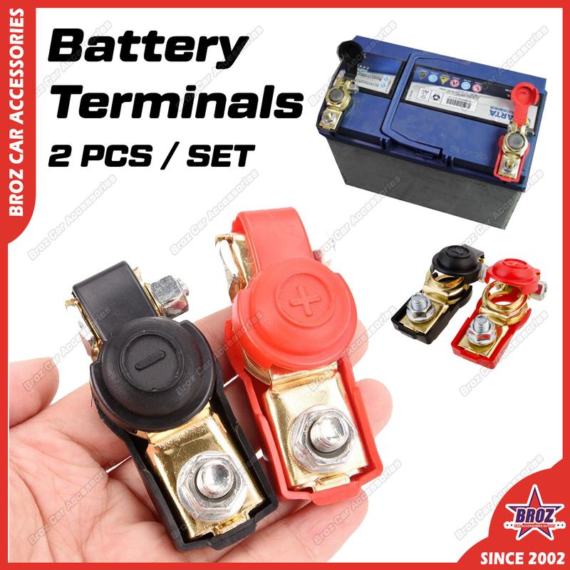 12V Red Black Car Quick Release Automotive Battery Terminals Clamp ...