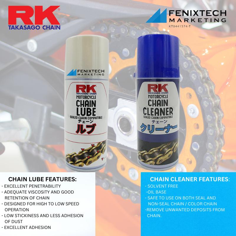 RK Takasago Chain Motorcycle Chain Cleaner/ Chain Lube 100ml - TikTok ...