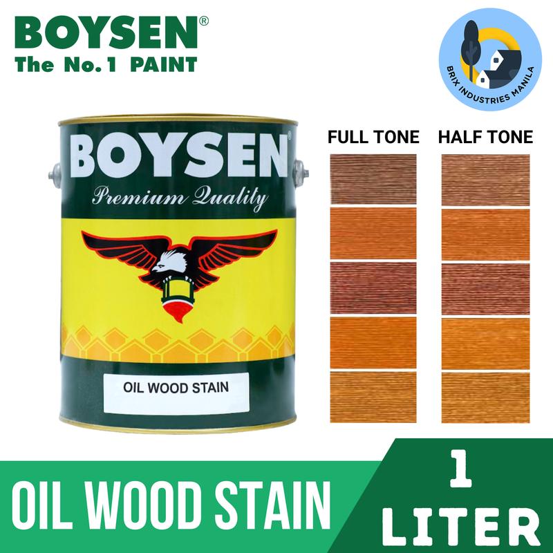 Boysen Oil Wood Stain 1 Liter For Interior Woodworks Wood Paint ...