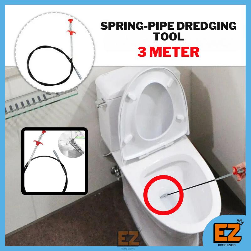 Spring Pipe Dredge 3 Meter - Alat Pembersih Tersumbat Paip Dapur ...