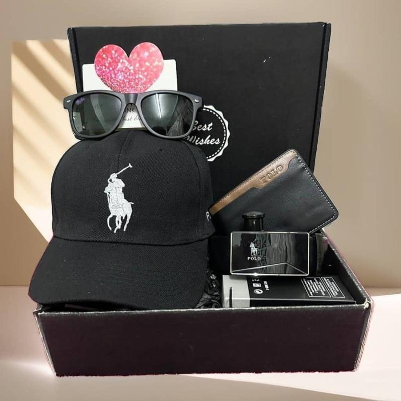 SET WALLET 5 in 1 Wallet, Belt, Spek, Parfum, Cap formen - TikTok Shop ...