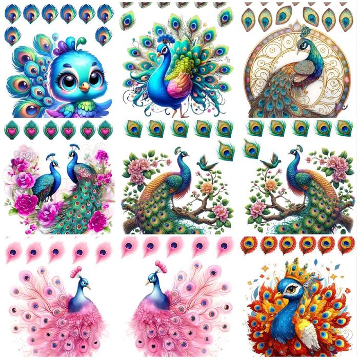 Jual Topper Merak Hiasan Buket/Kue - NO.28, CUTTINGAN - Kota Singkawang ...