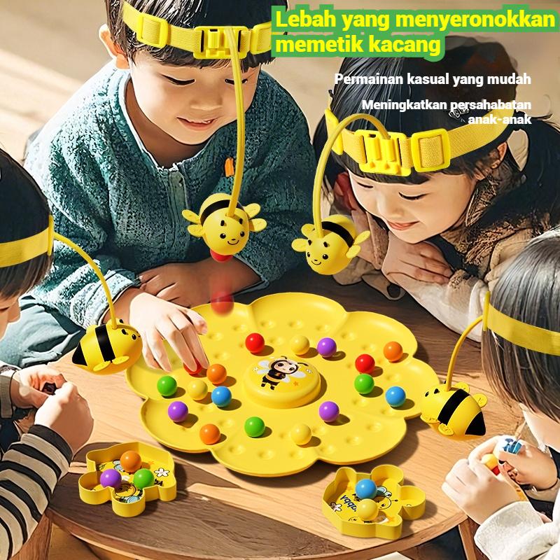 「Permainan Pancing Magnet Lebah」 Mainan Edukasi Kanak-Kanak 3-6 ...