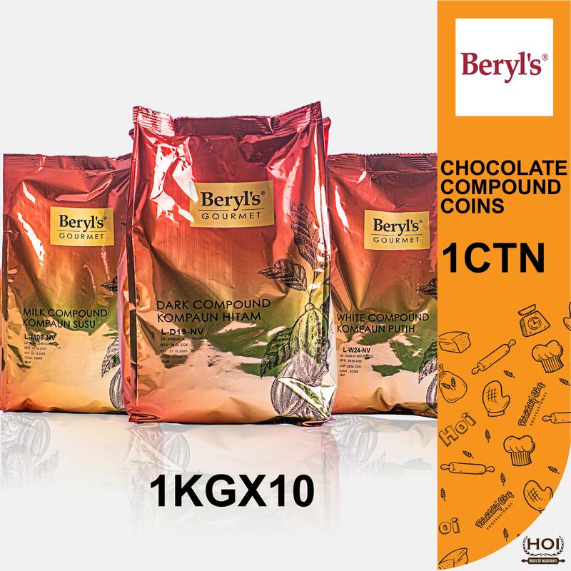 BERYLS GOURMET Compound Chocolate Coin 1KG (10x1CTN) [MAX 2CTN - TikTok ...