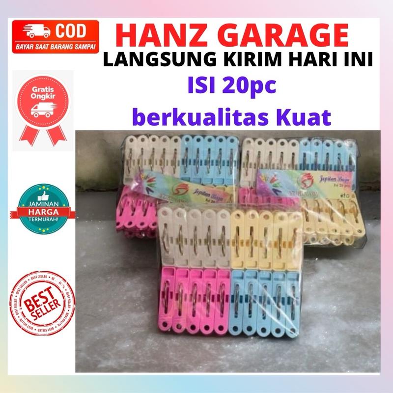 5pack Jepitan Baju Jemuran Cucian Isi 20 Pcs / Gantungan Baj - Shop ...