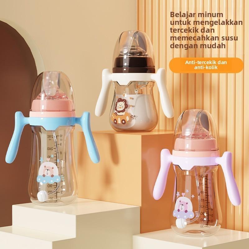 Botol Bayi, Anti-Tercekik, Anti-Kolik, Botol Leher Lebar, dengan ...