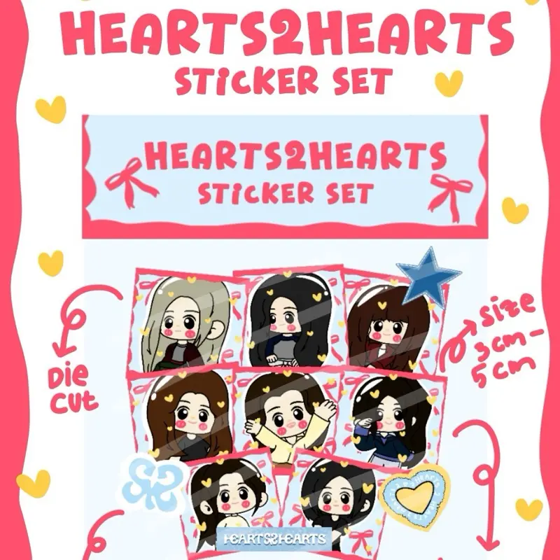 H 2 H STICKER SET VERSION ALL MEMBER - Shop | Tokopedia
