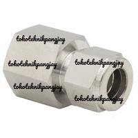 Jual FEMALE CONNECTOR 1/2" x 1/2" NPT x TUBE SUS 316 SS316 - Jakarta ...