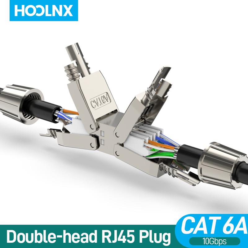 HOOLNX CAT6 CAT6A CAT7 Cable Extender Junction Adapter Connector ...