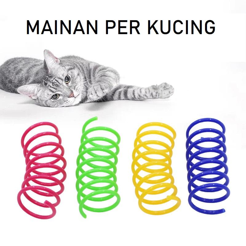 Mainan Kucing Spring Per Lentur - SPIRAL SPRINGS RAINBOW - Mainan ...