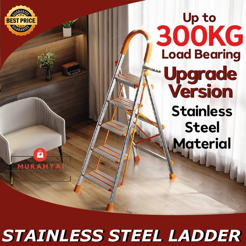 Aluminum ladder Foldable Tangga lipat Ladder Folding Heavy Duty ...