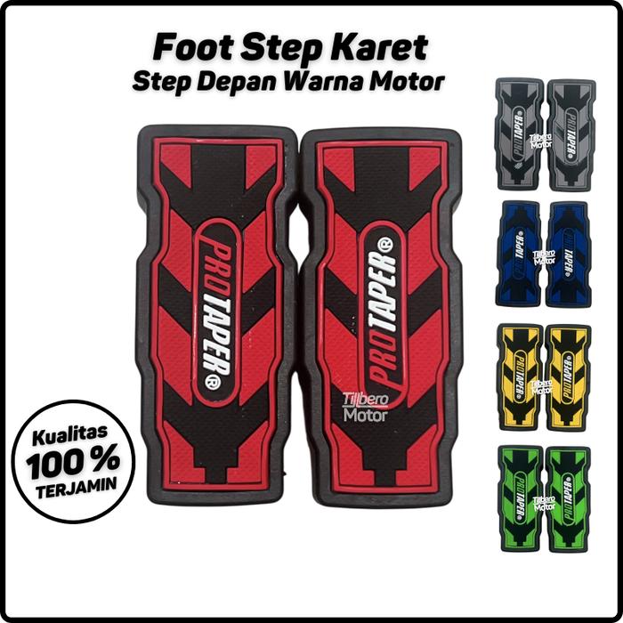 Jual Footstep / Step Motor depan karet Variasi Universal - Biru ...