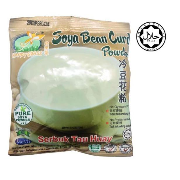 【HALAL】 Happy Grass Soft Soya Bean Curd Powder Serbuk Tau Huay - TikTok ...