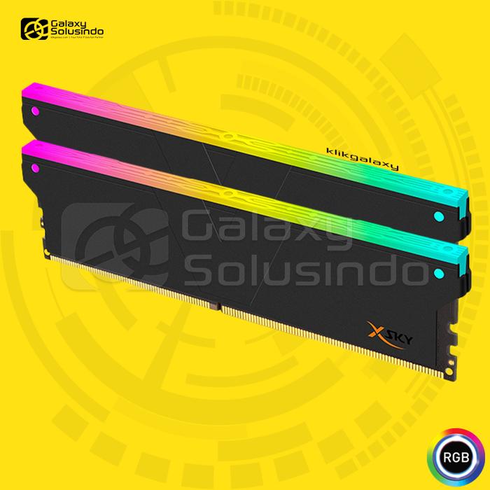 Promo V-COLOR Manta XSky RGB 32GB (2x16) 6000MHz DDR5 C30 - Black ...