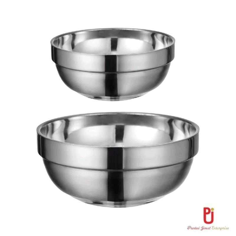 High Quality Stainles s Steel Bowl/Round Soup Bowl/ Mangkuk Besi ...