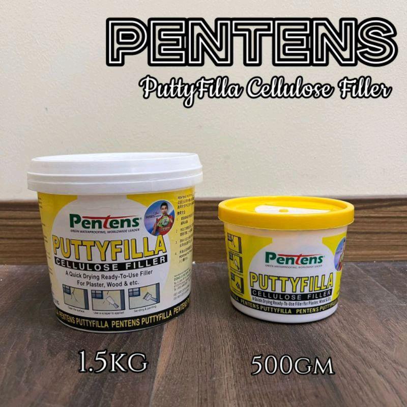 500GM & 1.5KG PENTENS PUTTYFILLA Cellulose Filler | Putty Filla ...