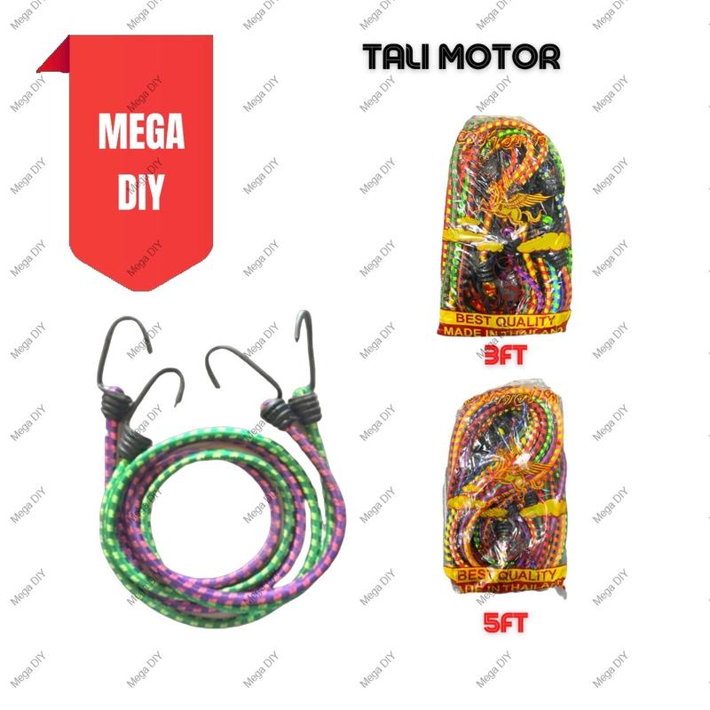 Tali Ikat Motor Multipurpose Spring Elastic Rope With Hooks Strap ...