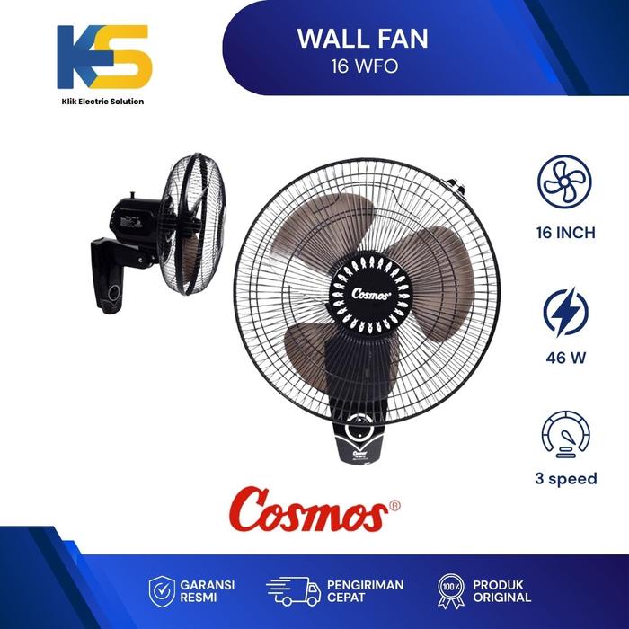 Jual K.E.S - COSMOS WALL FAN 16 INCH 16-WFO KIPAS ANGIN DINDING TEMBOK ...