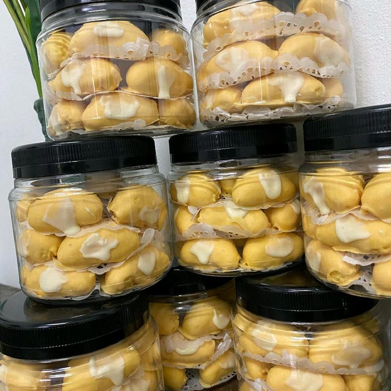 DURIAN ALMOND COOKIES Biskut Durian Inti Kacang Badam 18PCS - TikTok ...