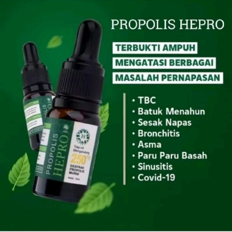 Propolis Hepro Asli Original Obat Tetes Herbal Atasi Batuk, TBC, Sesak ...