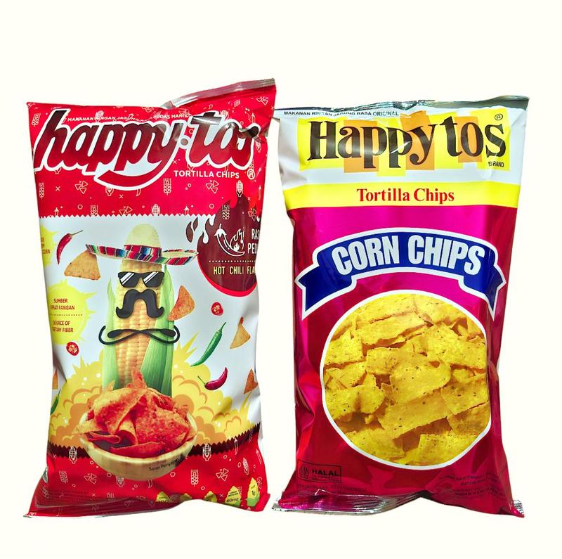Keripik Tortilla Happytos Merah 140g - Camilan Enak yang Disukai Banyak ...