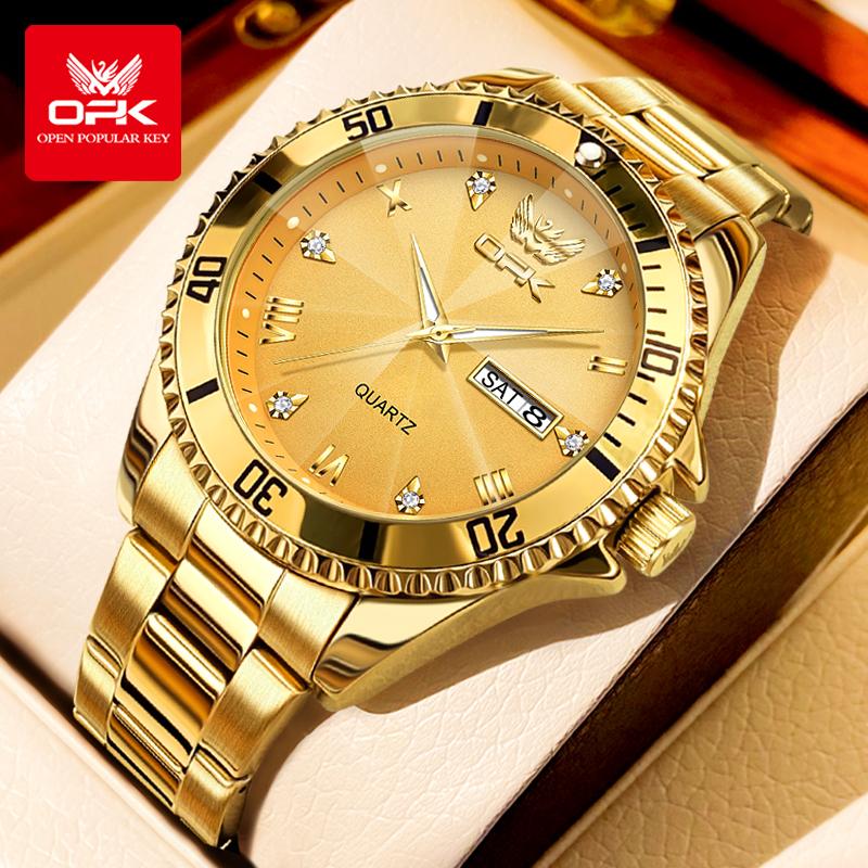 【1 year warranty】OPK Watch For Men Water Proof Original Stainless ...