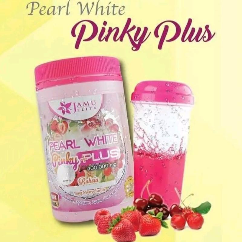 JAMU JELITA MUTIARA PUTIH PEARL WHITE PINKY PLUS 400GRAM FRE - TikTok ...