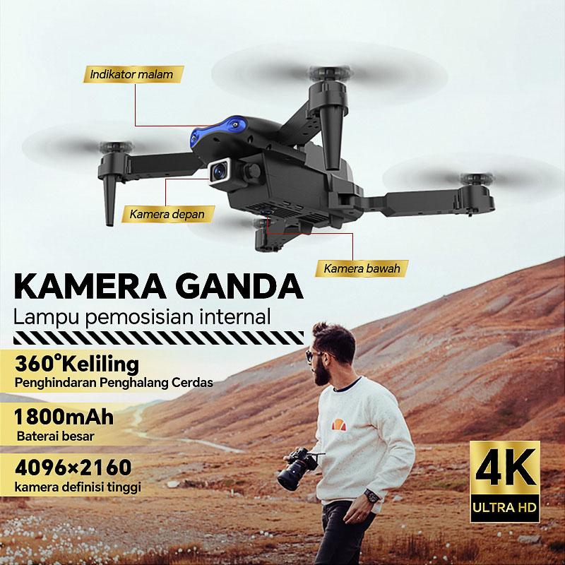 Kamera Drone Mini Smart Drone E99 K3 Pro 4K Dual Kamera Avoi - Shop ...