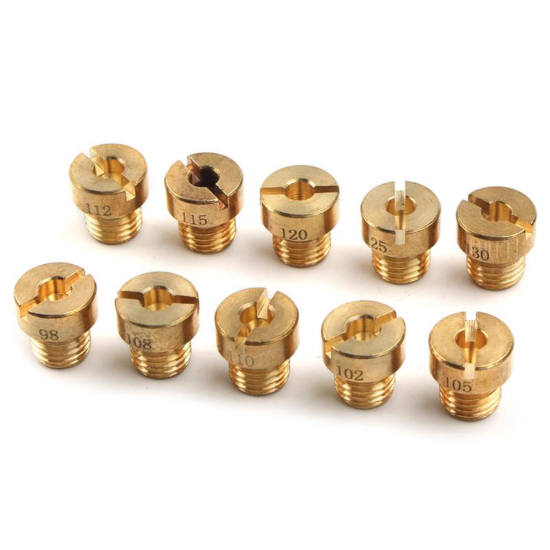 10Pcs/Set Motorcycle Carburetor Main Jets For Dellorto PHBG - Shop ...