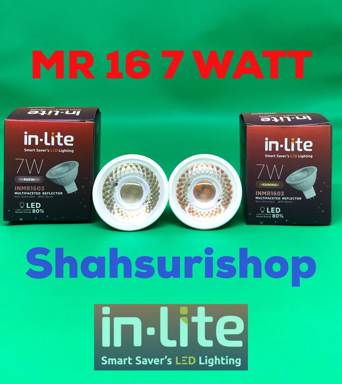 Jual LAMPU MR16 3W 5W 7W WATT INLITE IN-LITE LED INMR1603 / MR 16 ...