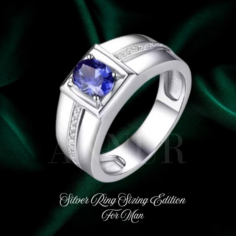 ARRON SILVER RING FOR MAN DIAMOND CUBIC ZIRCONIA S925 - TikTok Shop ...