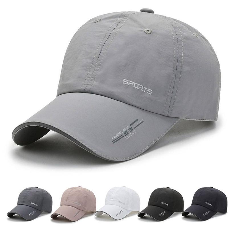 Breathable Baseball Caps Casual Adjustable UV Protection Summer ...