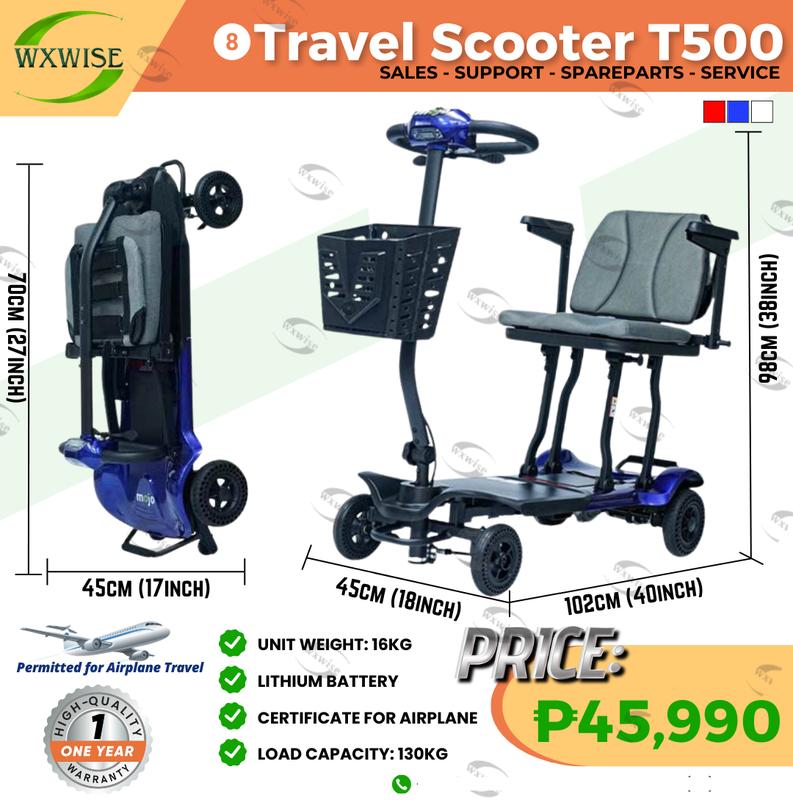 wxwise mobility scooter 4 wheels pwd senior portable scooter - TikTok ...