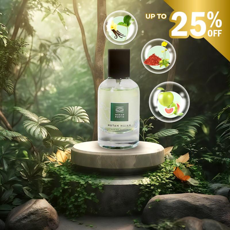 Parfum Merah Poetih - Hutan Hujan 30 ml Eau de Parfum - Shop | Tokopedia