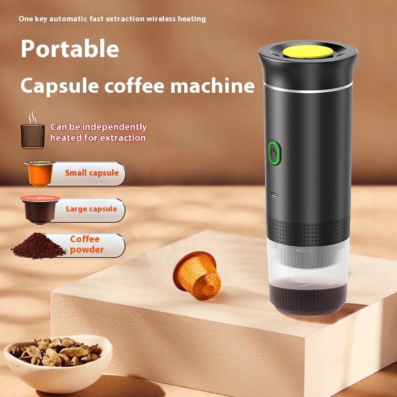 Wireless compact capsule coffee machine, Italian espresso portable ...