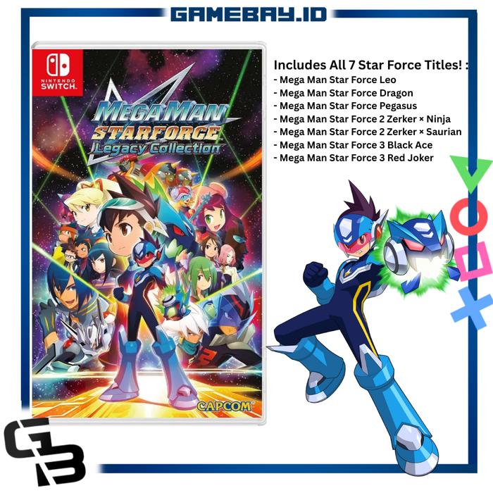 Promo Nintendo Switch MegaMan Starforce Legacy Collection / Mega man ...
