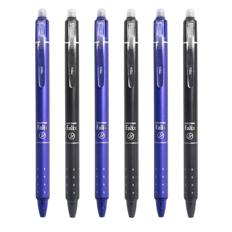 Set Pen Gel, Boleh Padam, 0.5mm, Dakwat Biru / Hitam, Batang - TikTok ...