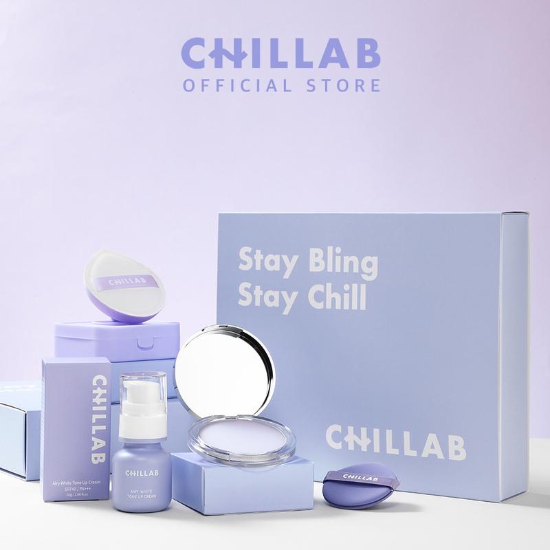 Chillab Gift Set - Lavender Matte Powder, Airy White Tone-up - TikTok ...