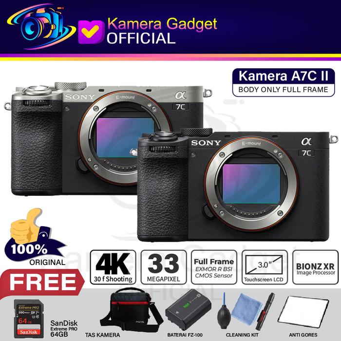 Promo Sony A7C II Body Only Mirrorless Camera Alpha A7CII A7 C Mark 2 ...