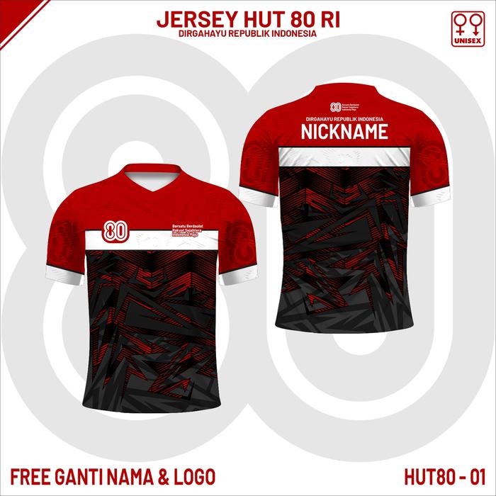 Jual Kaos 17an Jersey garuda Indonesia merdeka baju hut kemerdekaan ri ...
