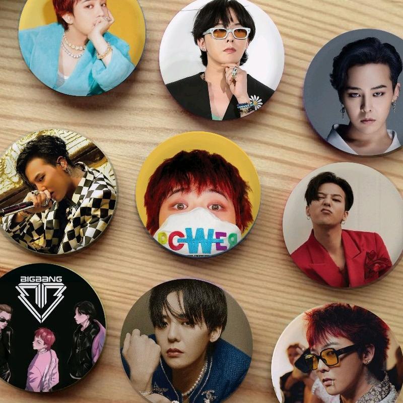 GD VIP Bigbang button badge keychain fridge magnet 58mm - TikTok Shop ...
