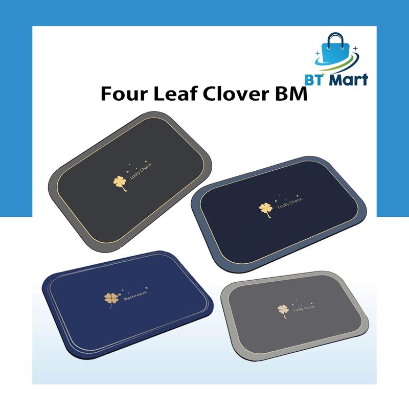 Simple Modern Four Leaf Clover Design Floor Mat Bathroom Mat - TikTok ...